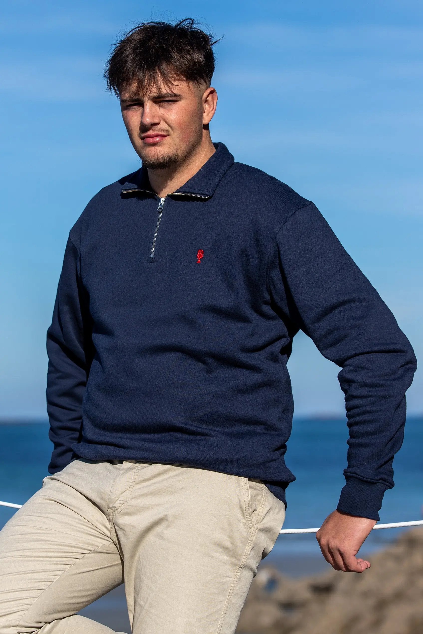 Sweat Col Zippé « Nice » - La 5ème Homme